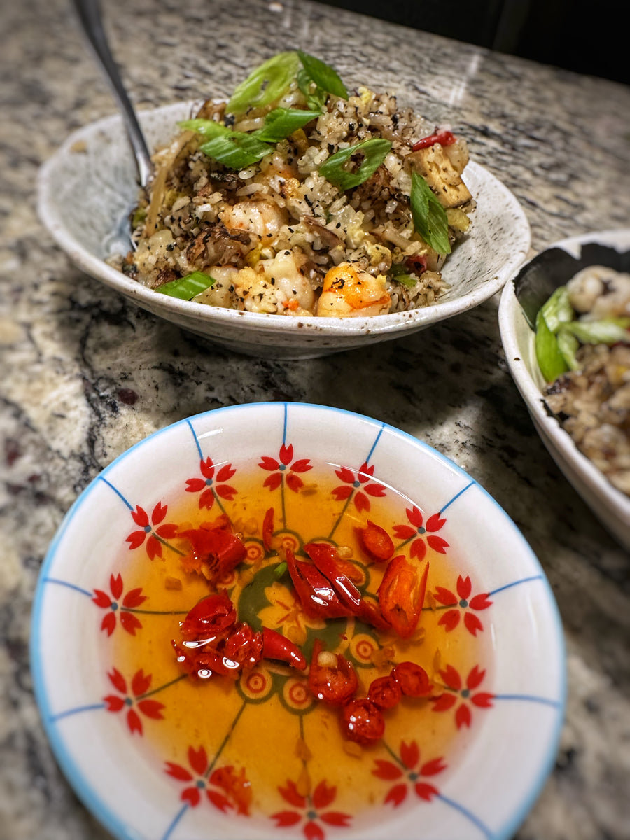 Smoked Shiitake Truffle Fried Rice – Sol Thai Kitchen